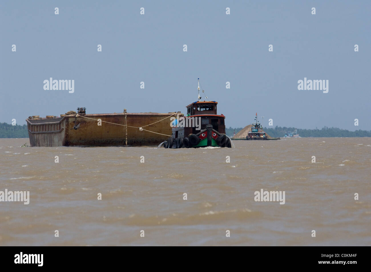 Vietnam river delta river barge hi-res stock photography and images - Alamy