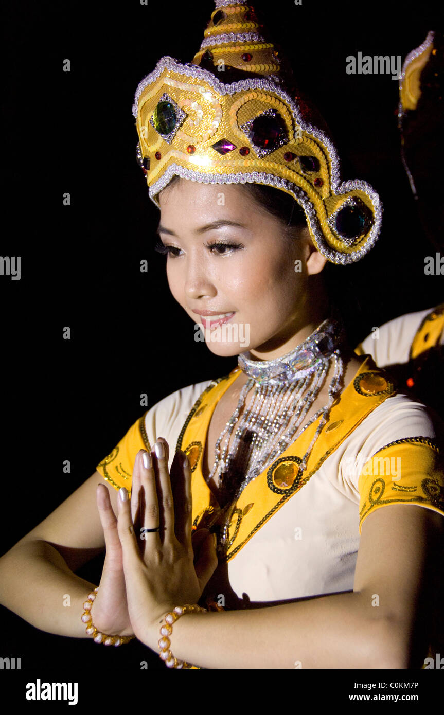 Asia, Vietnam, Ho Chi Minh City (aka Saigon). Folkloric show at the ...