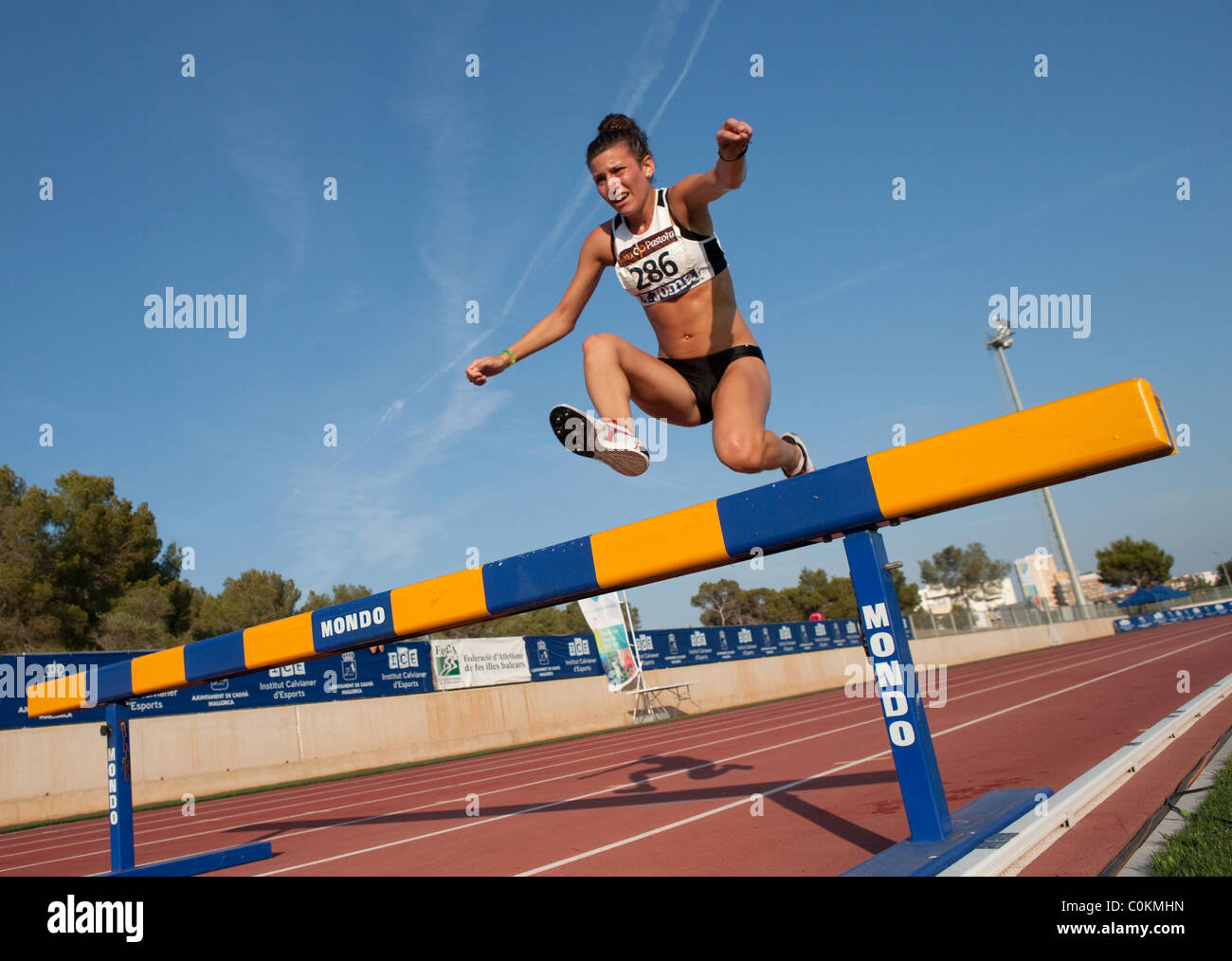 Sport outdoor Athletics olympic competition race track adult athlete ...