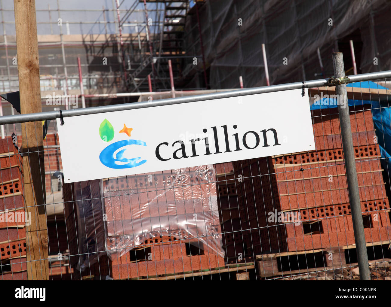 A Carillion construction site in a U.K. city Stock Photo - Alamy