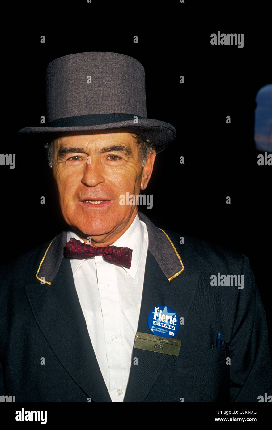 French-Canadian man, French-Canadian, doorman, head and shoulders ...