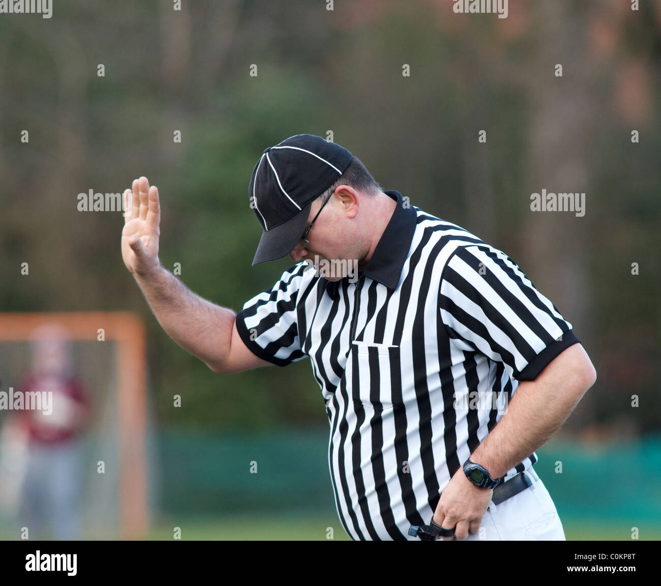 Referee signal hi-res stock photography and images - Alamy