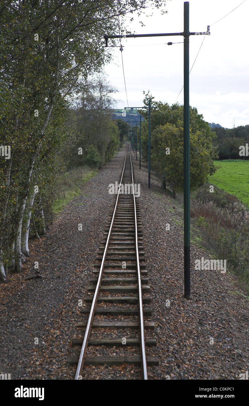 Seaton Tram Railway, Devon in October Stock Photo - Alamy
