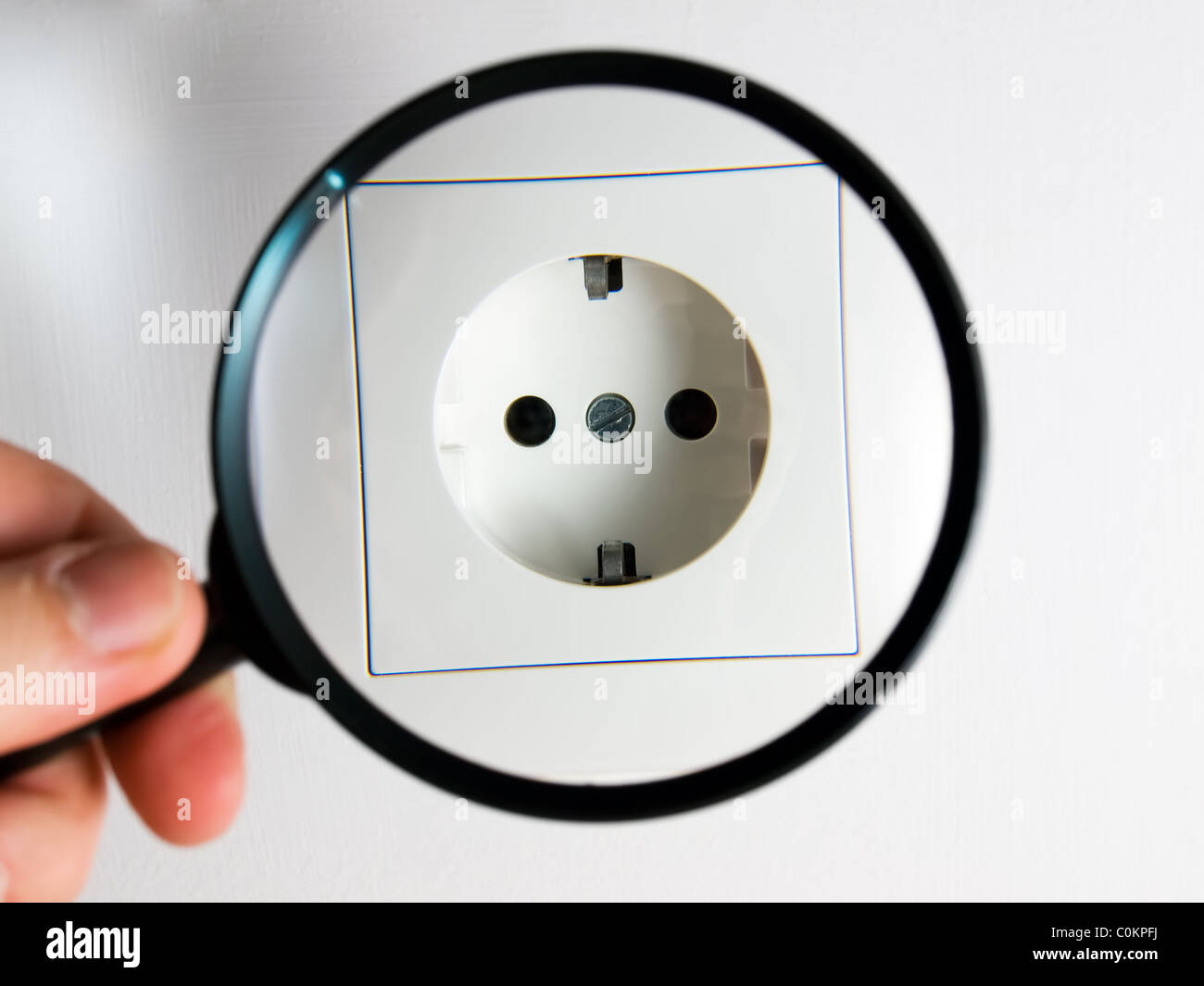 Conceptual view of control consumption of electricity Stock Photo - Alamy