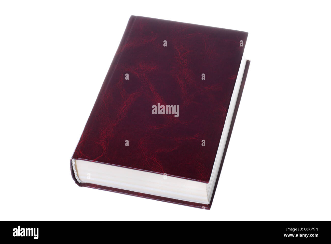 Red book isolated on white background Stock Photo - Alamy