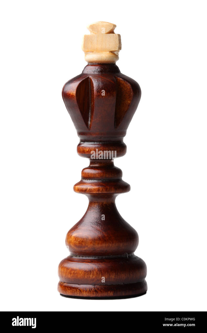 Chess king isolated on white background Stock Photo - Alamy