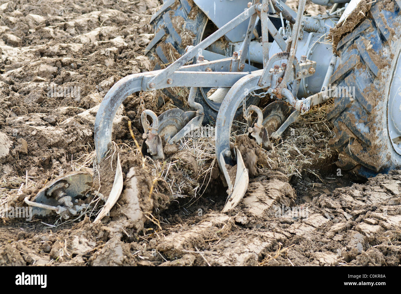 Farmer ploughing ground traditional hi-res stock photography and images ...