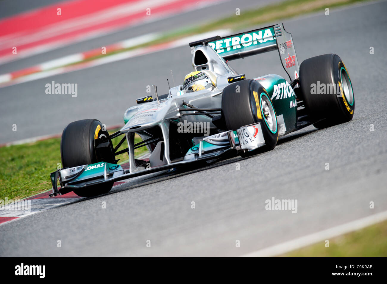 Nico Rosberg (Germany), Mercedes GP-Mercedes MGP W02, Formula 1 testing ...