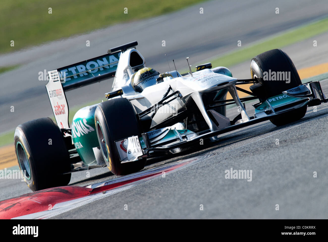 Nico Rosberg (Germany), Mercedes GP-Mercedes MGP W02, Formula 1 testing ...
