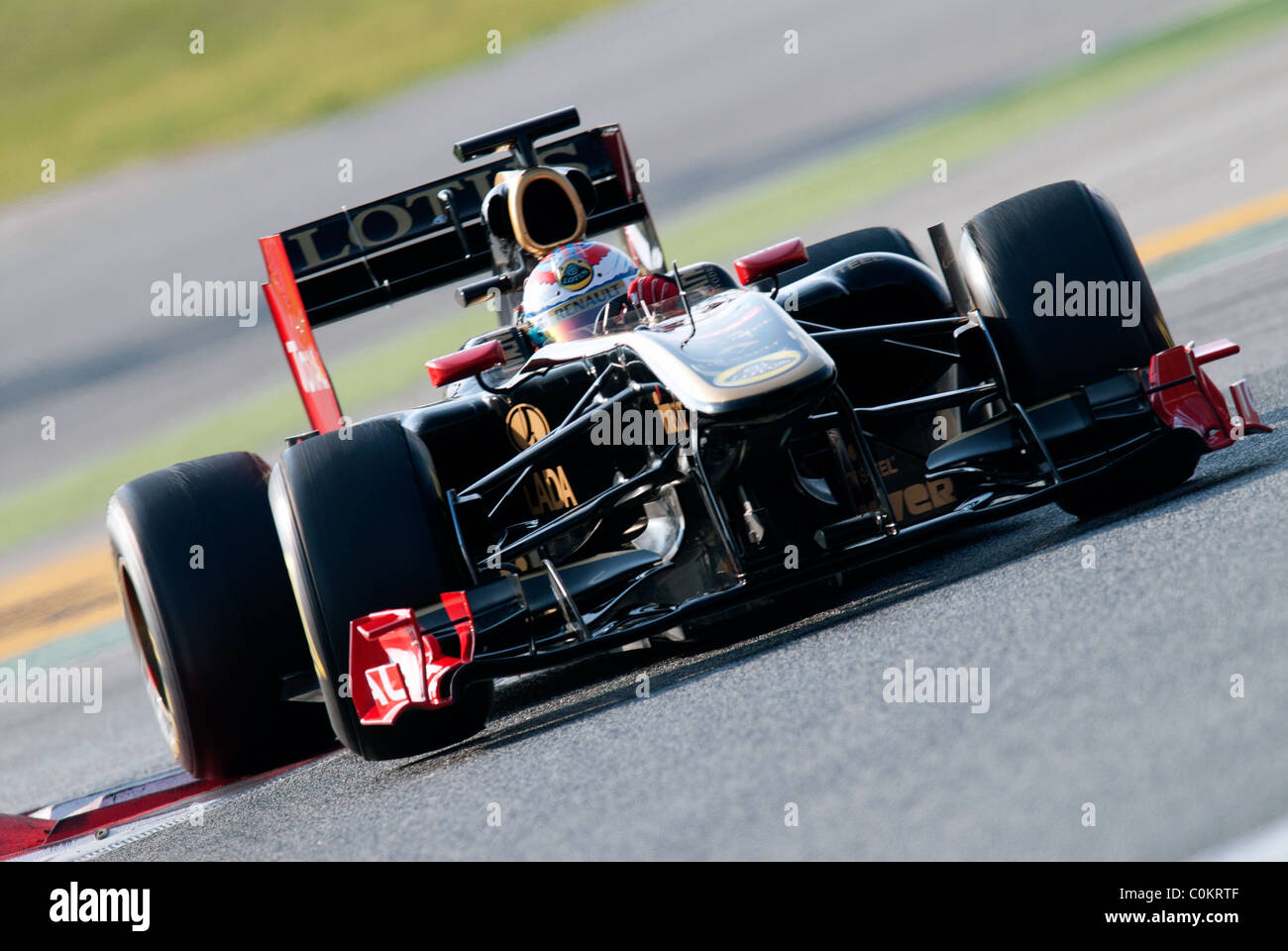 Witali Petrow (Russia) in his Lotus Renault GP Team-Renault R31 ...