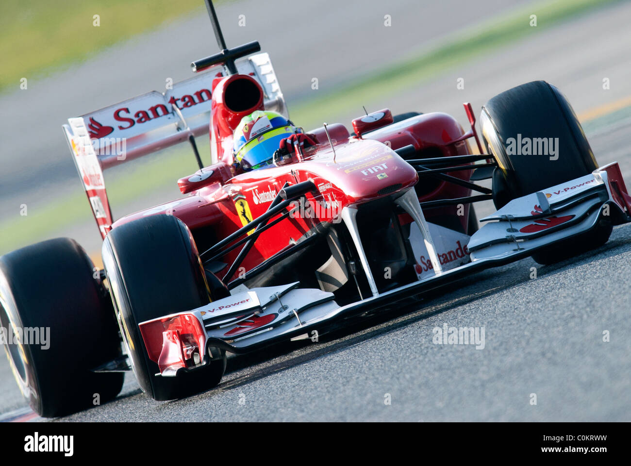 Felipe Massa (Brasil) in his Ferrari 150th Italia, Formula 1 testing ...