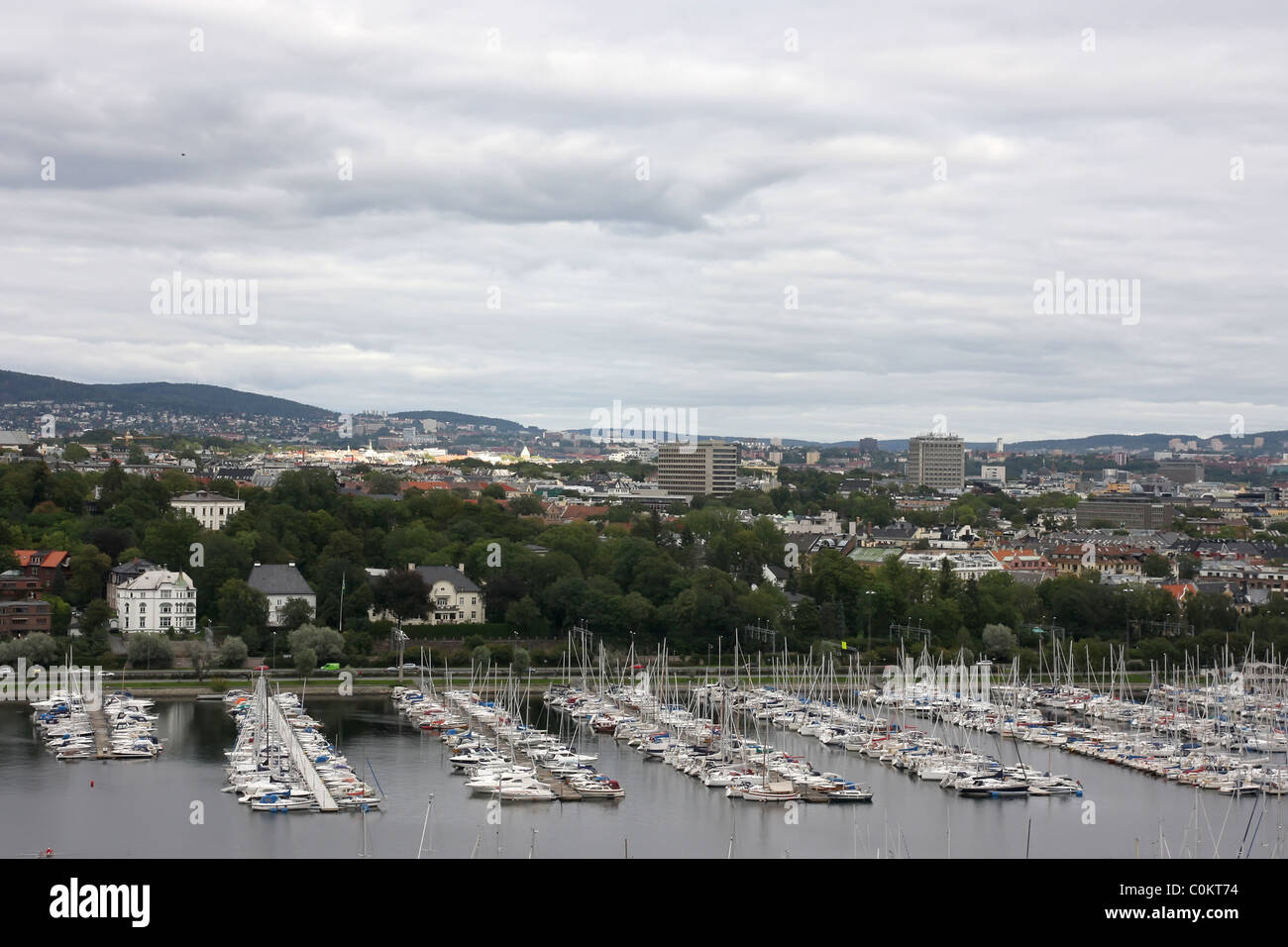 Oslo norway view cityscape hi-res stock photography and images - Alamy