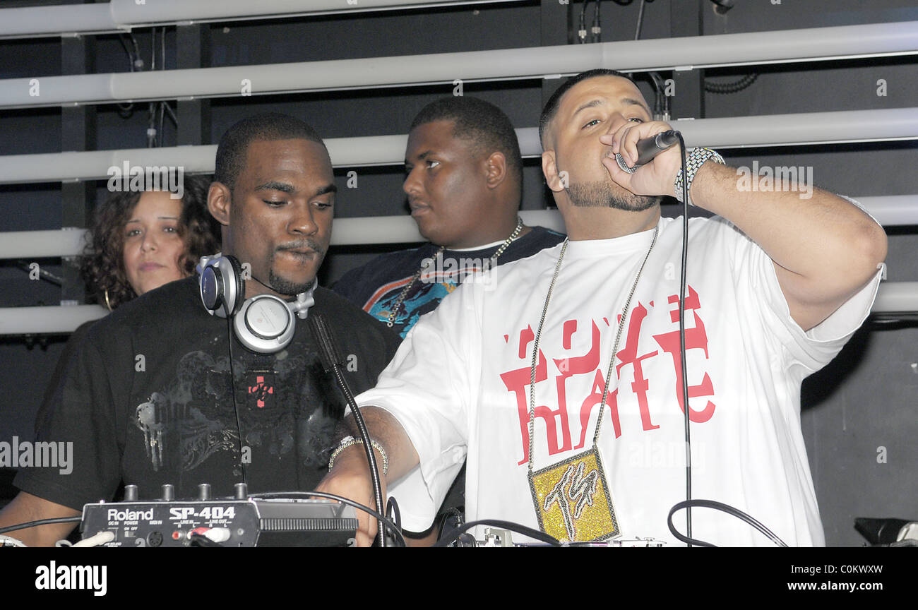 DJ Stevie J and DJ Kahled playing at Parkwest Nightclub Miami, Florida ...