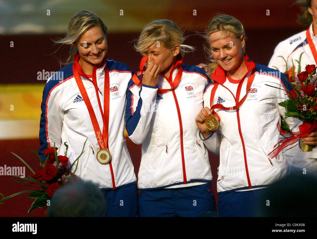 Sarah Ayton, Sarah Webb and Pippa Wilson of Great Britain Winners of ...