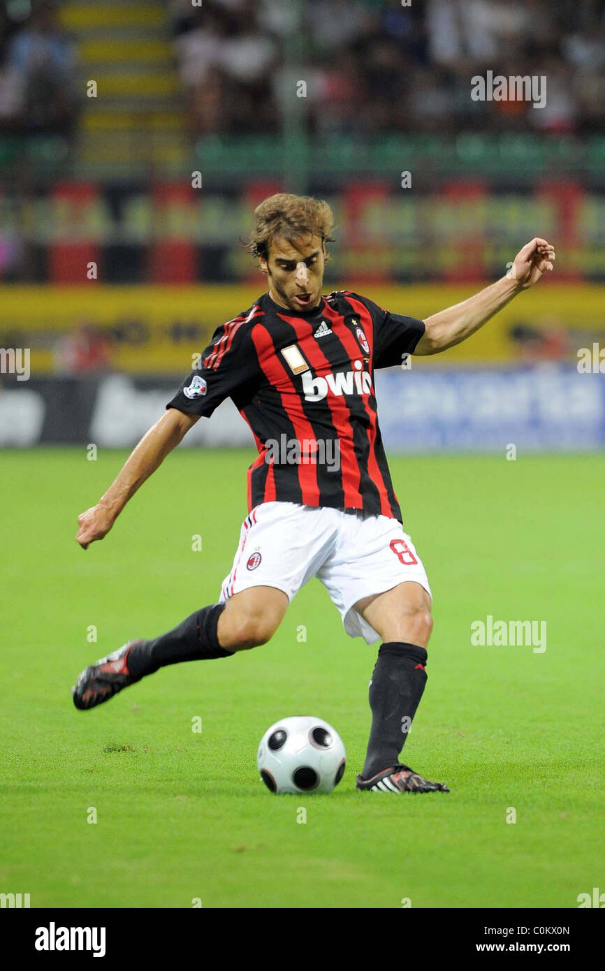 Mathieu Flamini of AC Milan playing in the Luigi Berlusconi Trophy 2008 ...