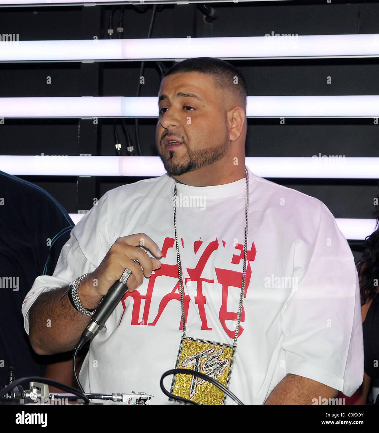 DJ Kahled playing at Parkwest Nightclub Miami, Florida - 30.08.08 Stock ...