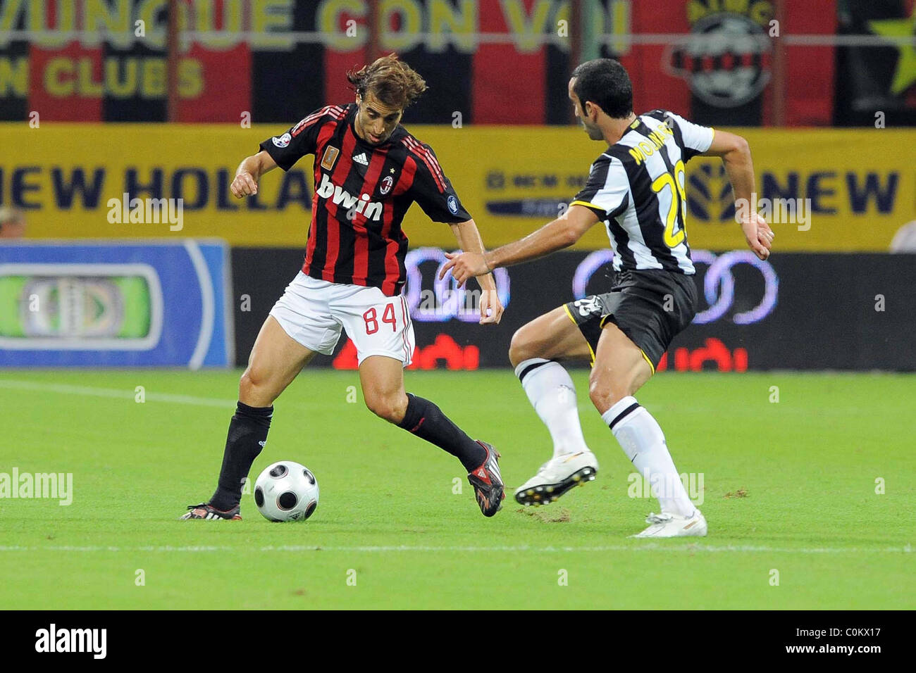 Mathieu Flamini of AC Milan playing in the Luigi Berlusconi Trophy 2008 ...
