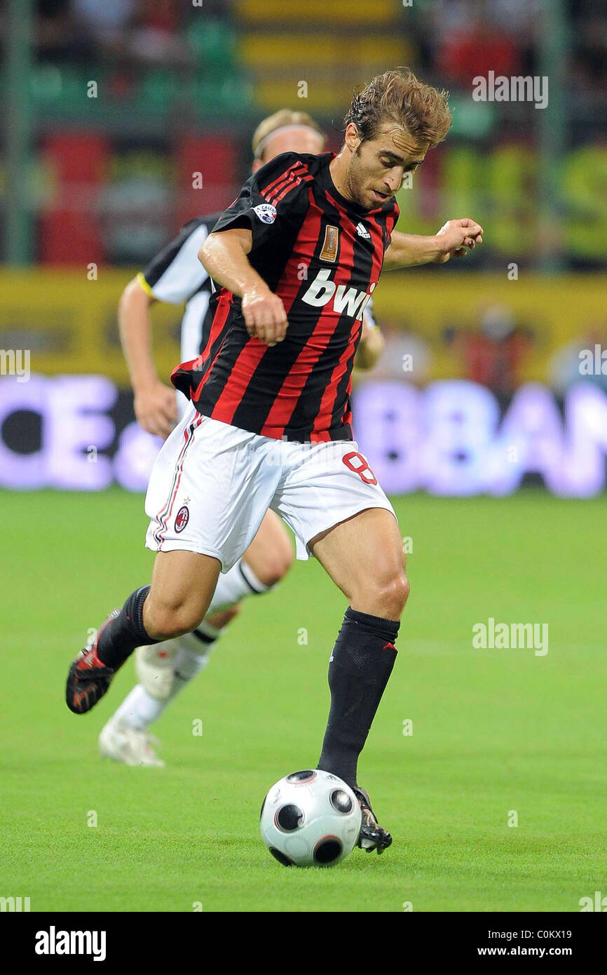 Mathieu Flamini of AC Milan playing in the Luigi Berlusconi Trophy 2008 ...
