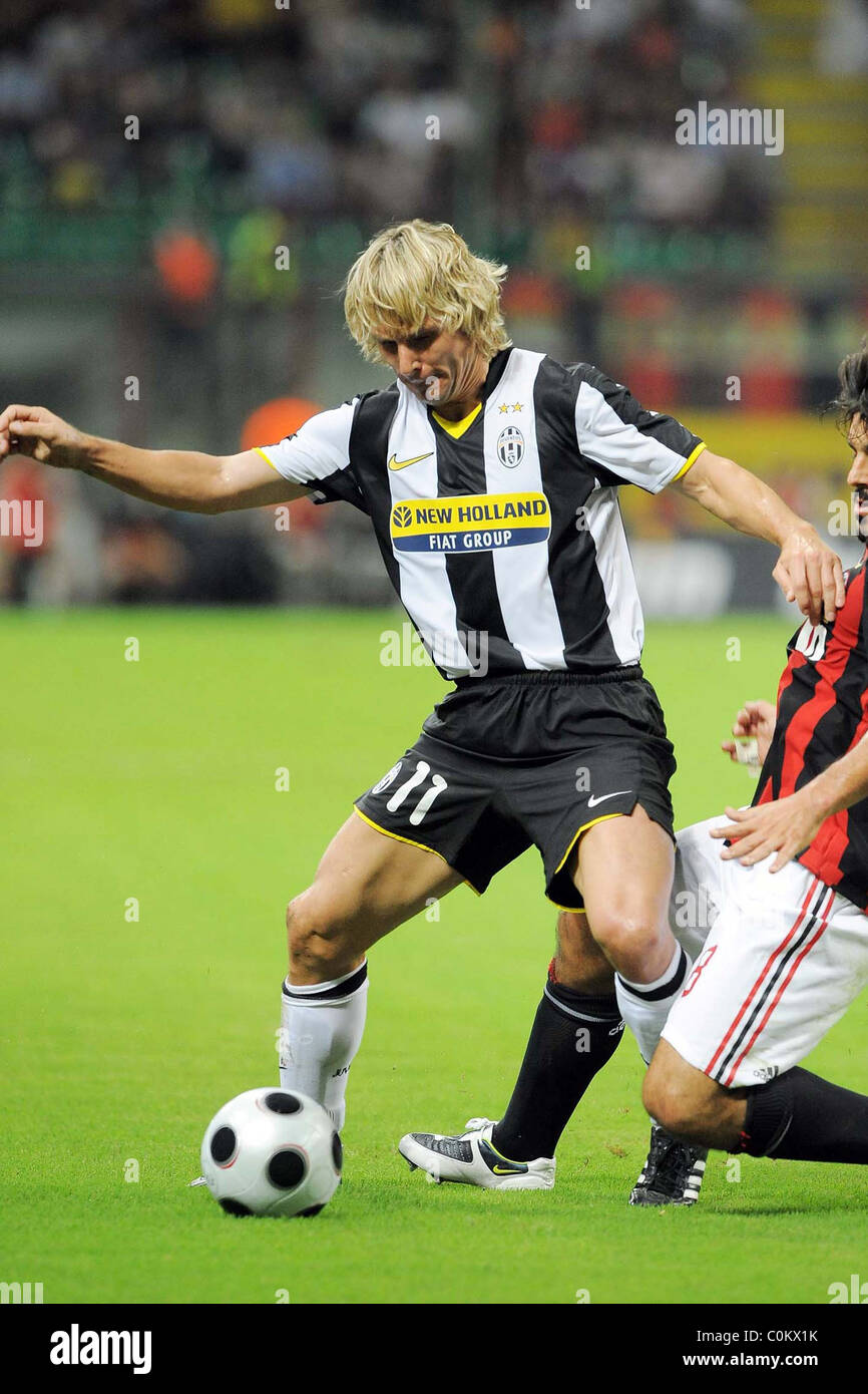 Pavel Nedved of Juventus playing in the Luigi Berlusconi Trophy 2008 ...