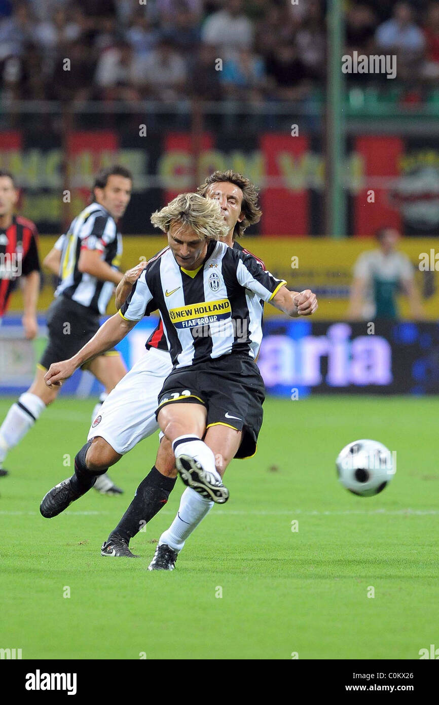 Pavel Nedved of Juventus playing in the Luigi Berlusconi Trophy 2008 ...