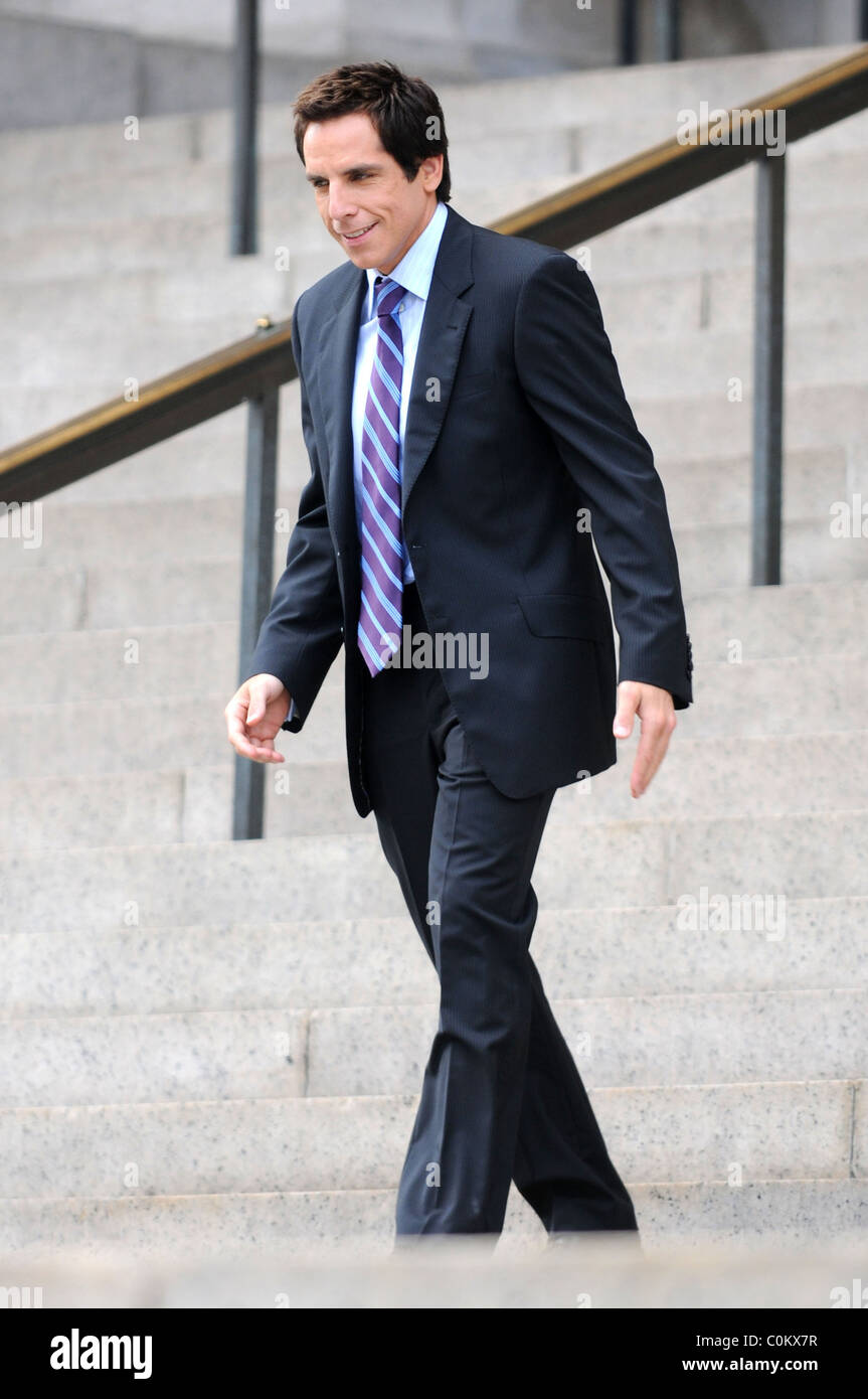 Ben Stiller on the set of his forthcoming feature film 'Night at the ...