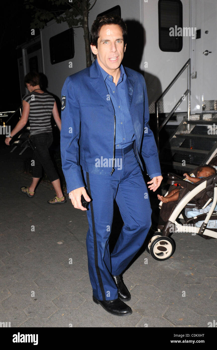 Ben Stiller on the set of his forthcoming feature film 'Night at the ...