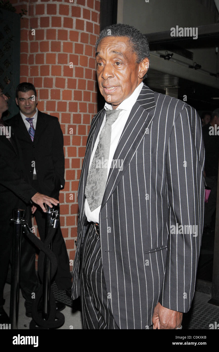 Don Cornelius leaving Mr Chow restaurant Los Angeles, California - 18. ...