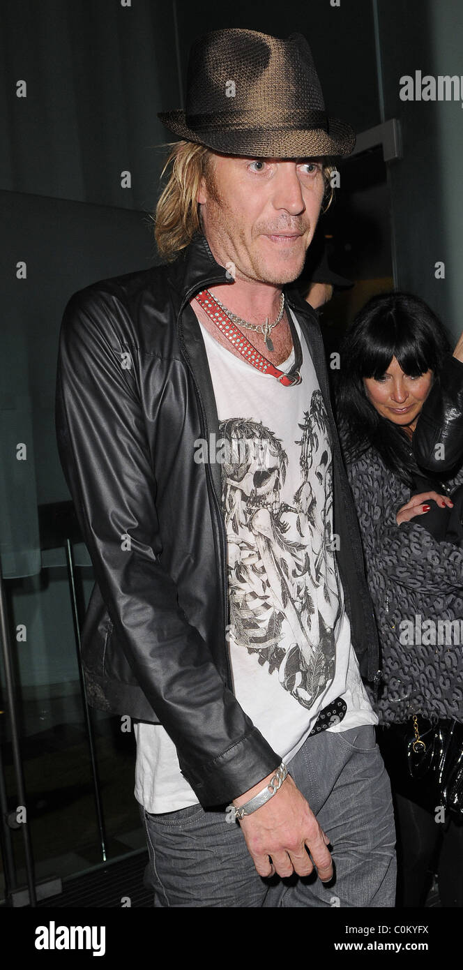 Rhys Ifans and new girlfriend Kimberly Stewart leave Bungalow 8 ...