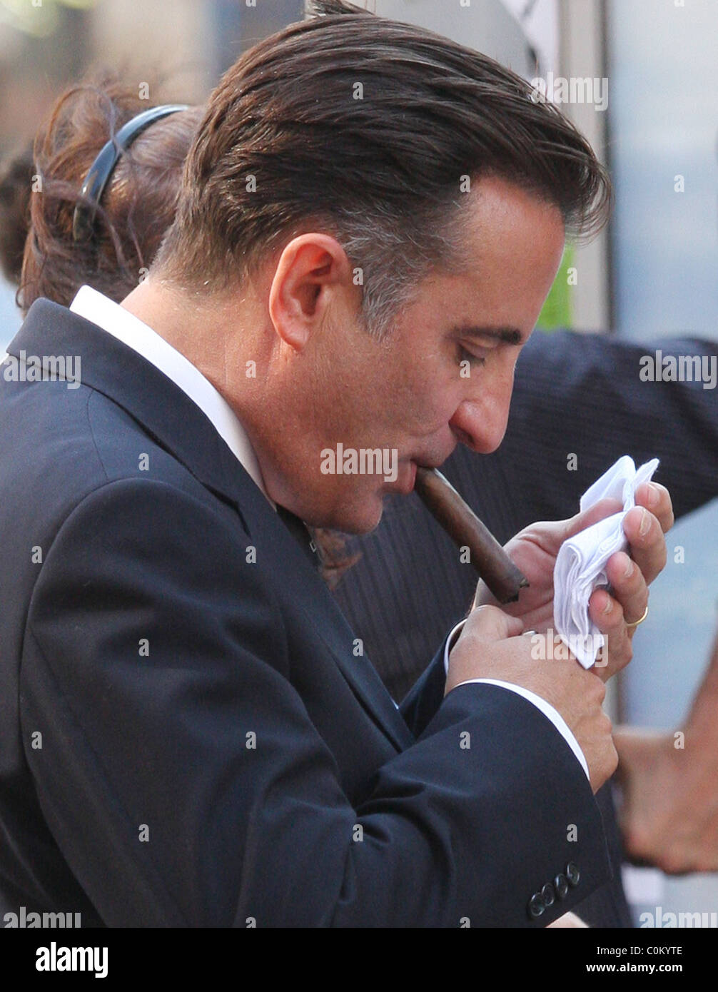 Andy Garcia on Location for upcoming film 'City Island', in which he is ...