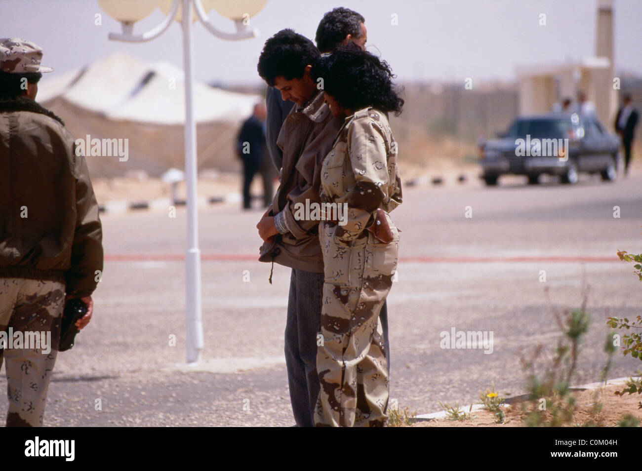 One of Libyan President Muammar Gaddhafi's female security guards on ...