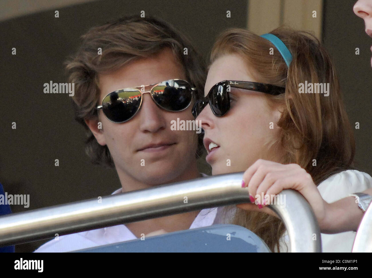 Dave Clark and Princess Beatrice Sarah Ferguson Presents the Gold Cup ...