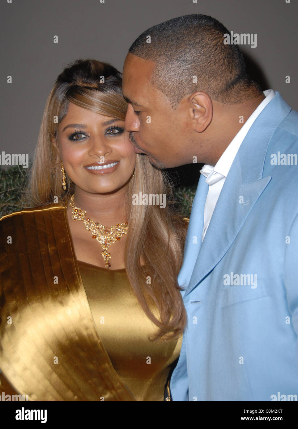 Desiree Coleman Jackson and Mark Jackson arrive for Desiree Coleman ...