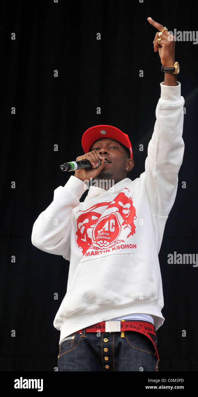 Dizzee Rascal Carling Festival Leeds - Day Two Leeds, England - 23.08. ...