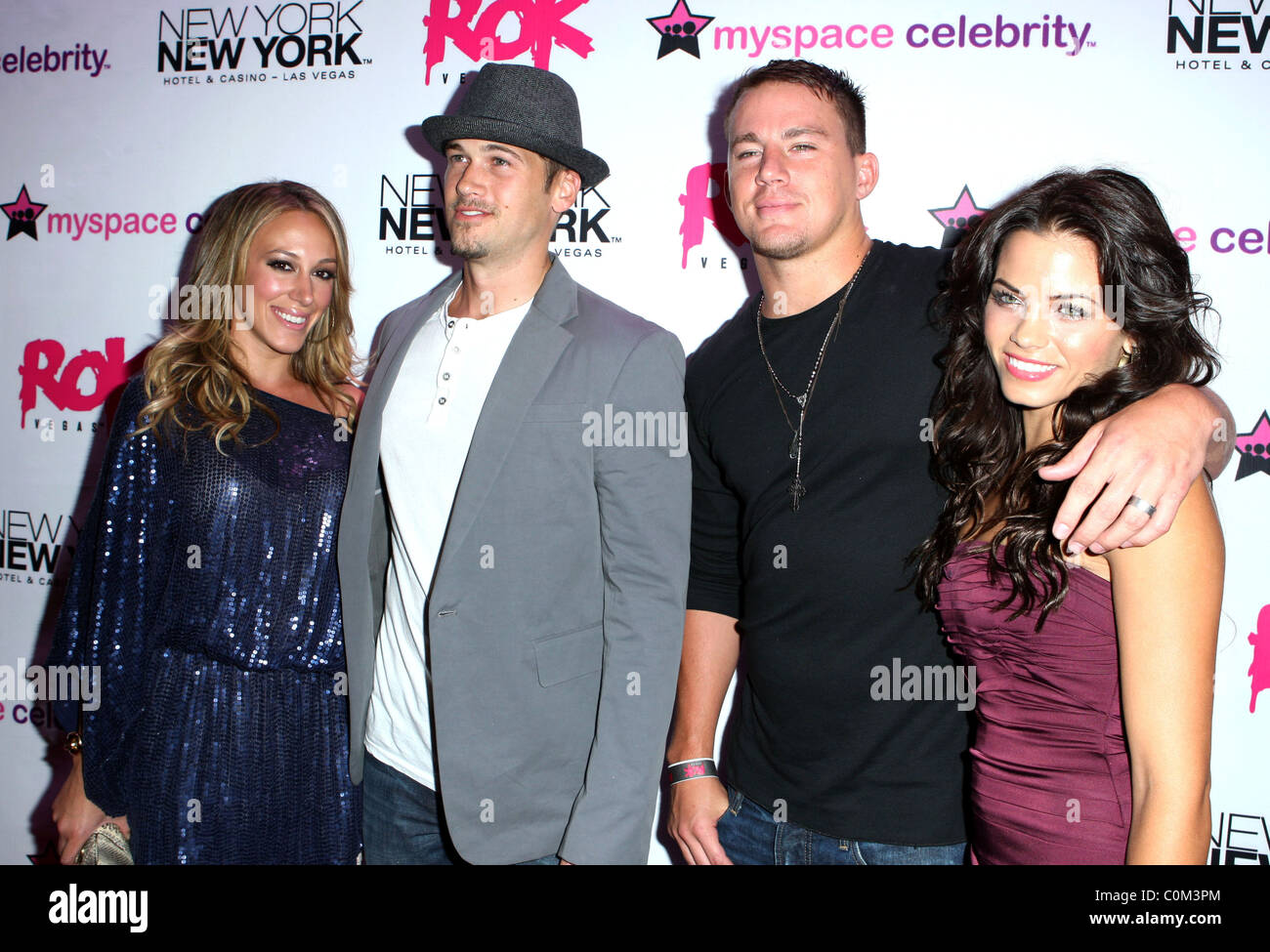 Haylie Duff, Nick Zano, Shannon Tatum, Jenna Dewan Grand opening of Rok ...
