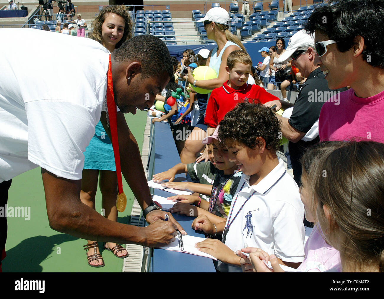 Cullen Jones Arthur Ashe Kids' Day 2008 at the USTA Billie Jean King ...