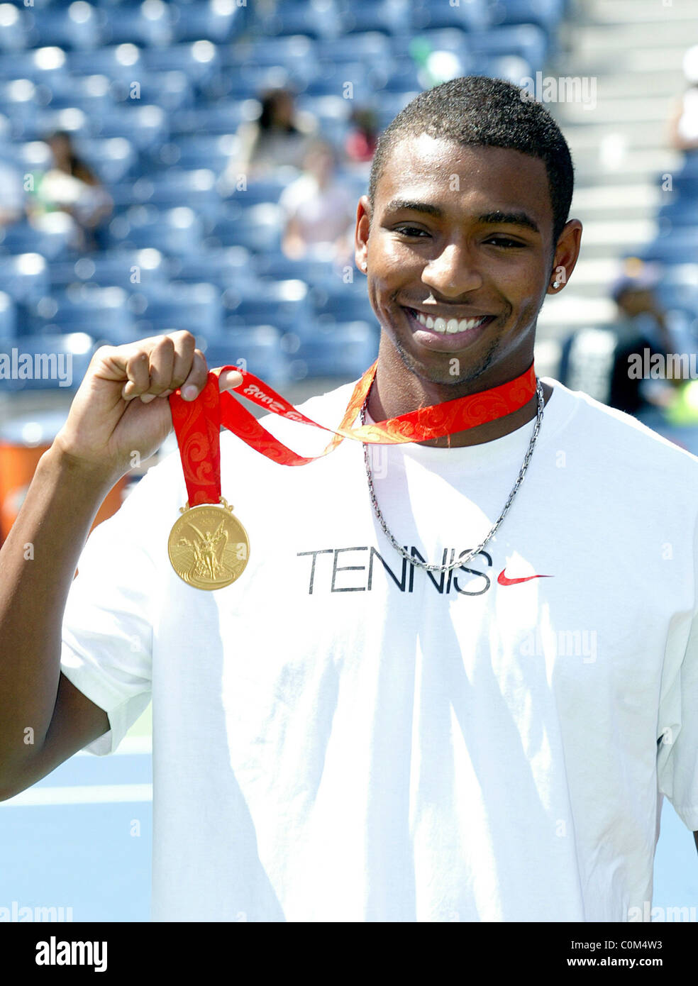 Cullen Jones Arthur Ashe Kids' Day 2008 at the USTA Billie Jean King ...