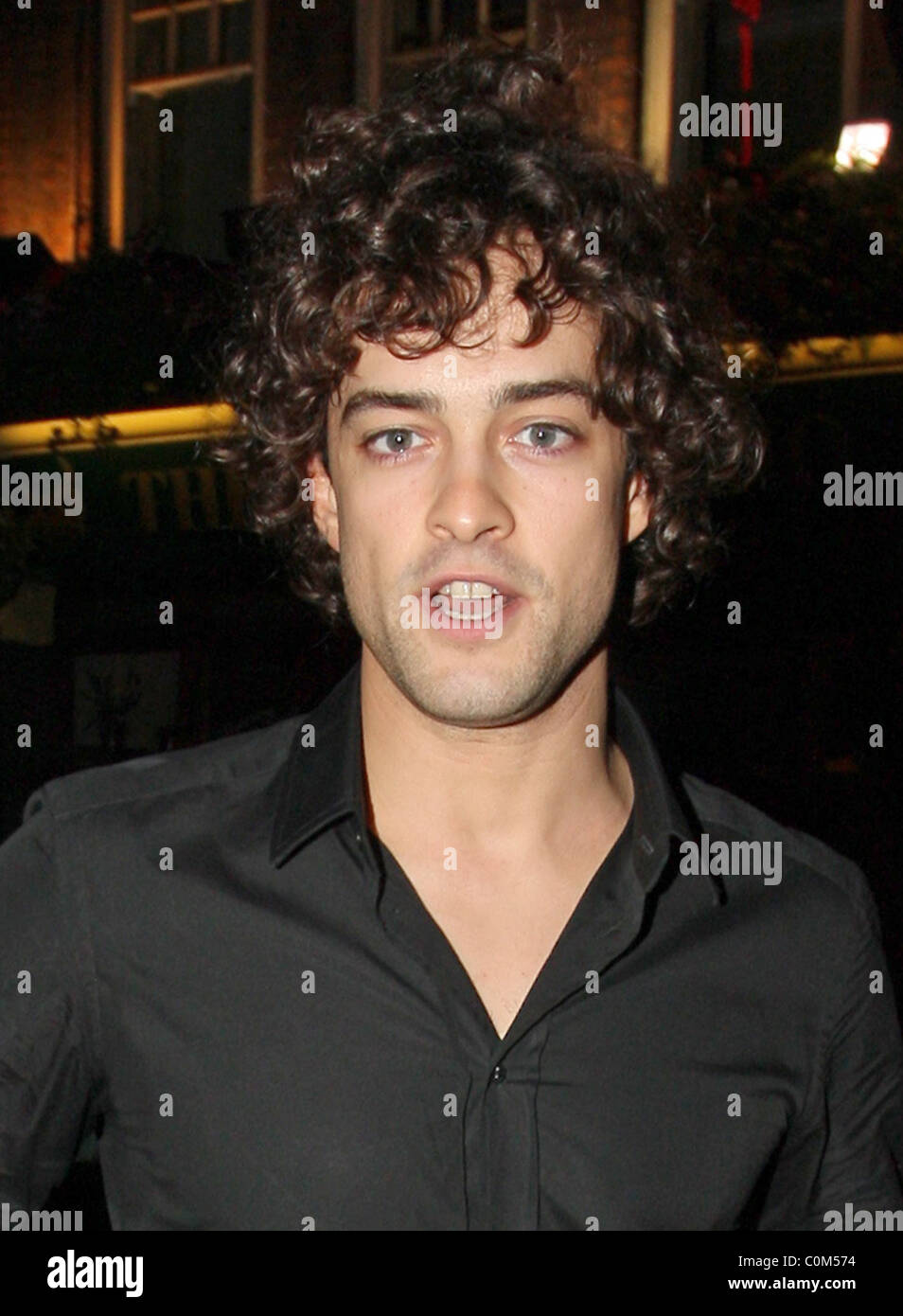 Lee Mead and his girlfriend leave the Lyric Theatre after a 'High ...