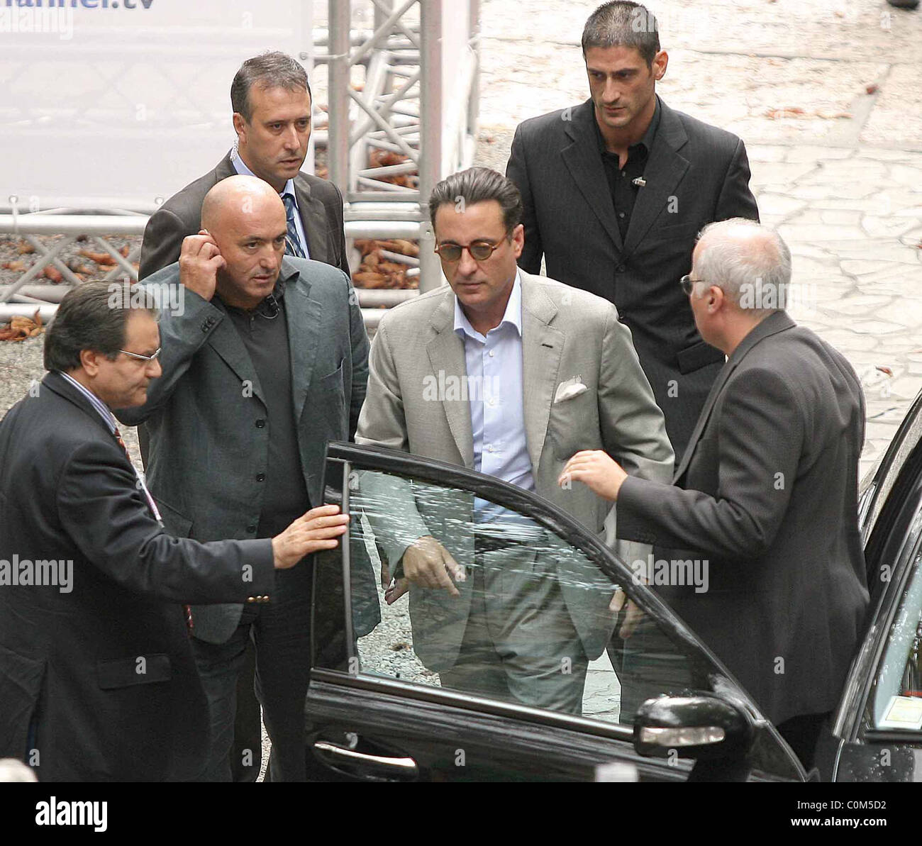 Andy Garcia at press conference for the Miss Italia competition ...