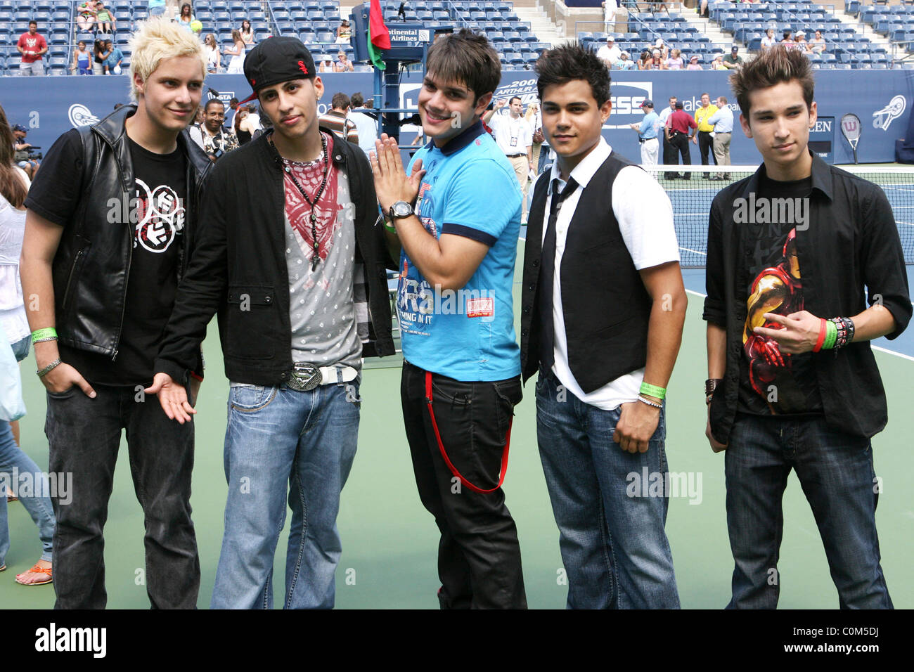 Menudo members Jose Bordonada Collazo, Carlos Olivero, Emmanuel Valez ...