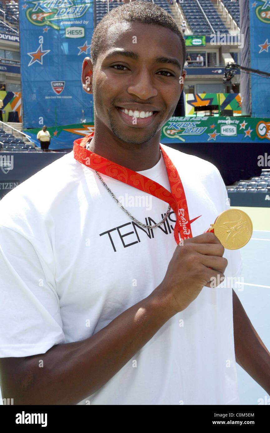 Cullen Jones Arthur Ashe Kids' Day 2008 at the USTA Billie Jean King ...