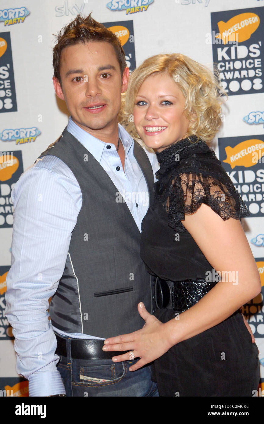 Jason King and Susanne Shaw Nickelodeon Kids' Choice Awards UK 2008 at ...