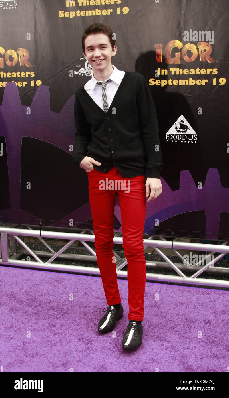 Liam Aiken 'Igor' premiere at Grauman's Chinese Theater - arrivals Los ...