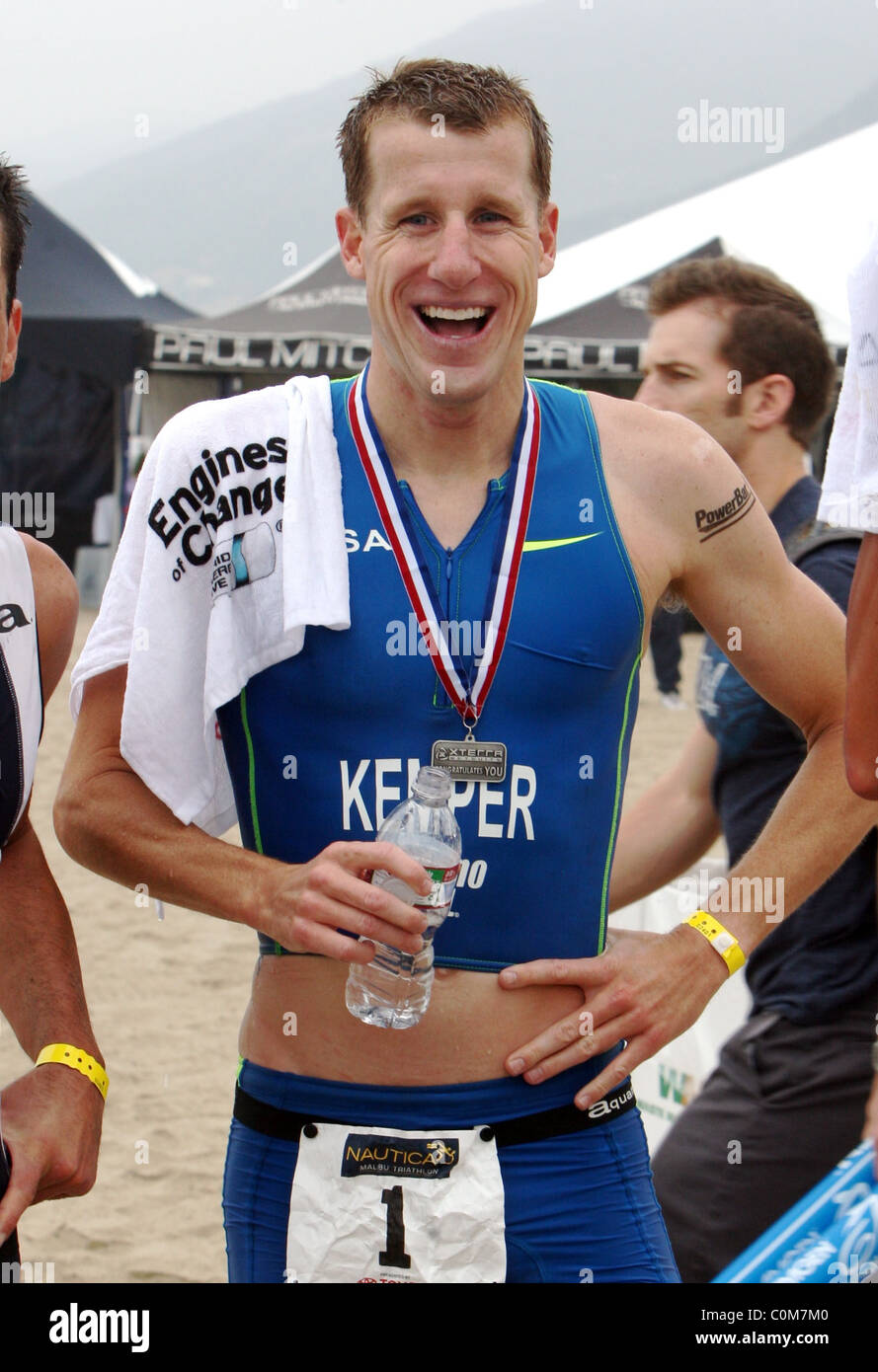 5th place, Hunter Kemper of USA The 2008 Nautica Malibu Triathlon ...
