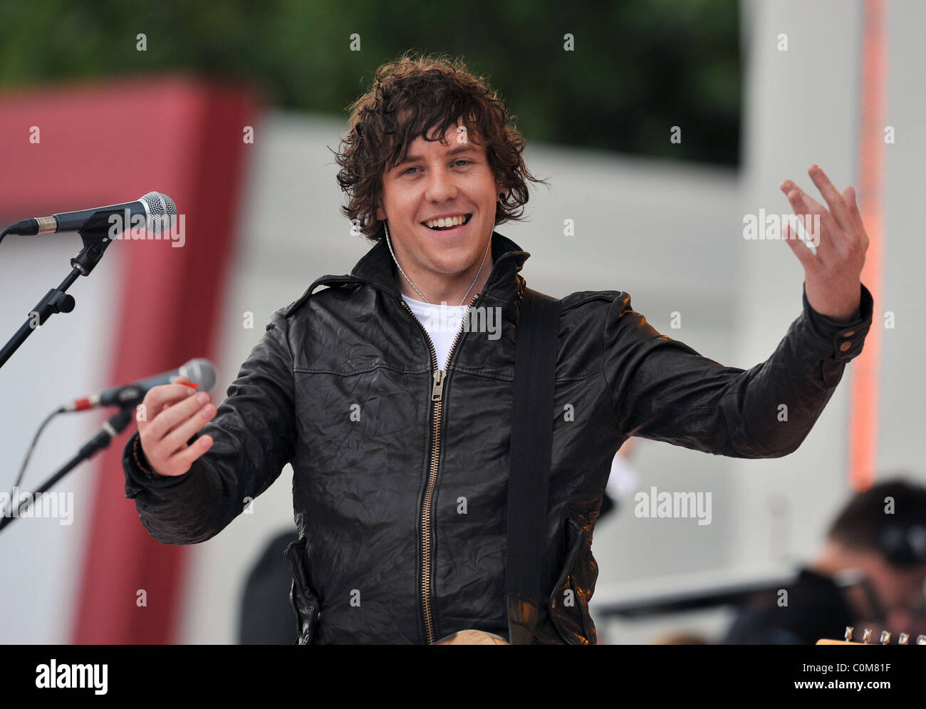 Danny Jones of McFly The Olympic handover celebrations - The Visa 2012 ...