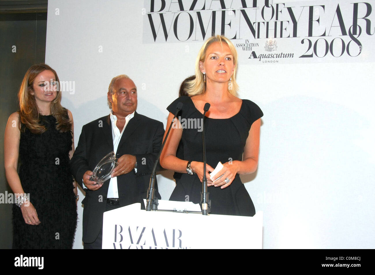 Lucy Yeomans, Sir Philip Green and Elisabeth Murdoch The Harper's ...