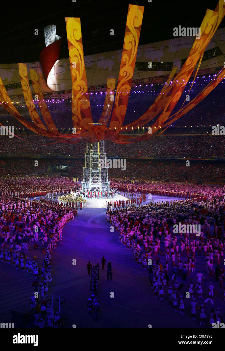 The Beijing 2008 Olympic Games closing ceremony in the National Stadium ...