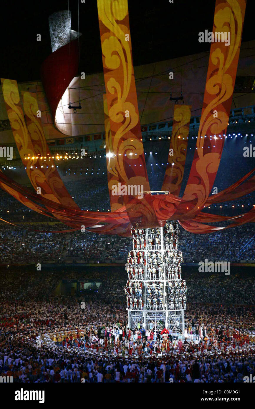 The Beijing 2008 Olympic Games closing ceremony in the National Stadium ...