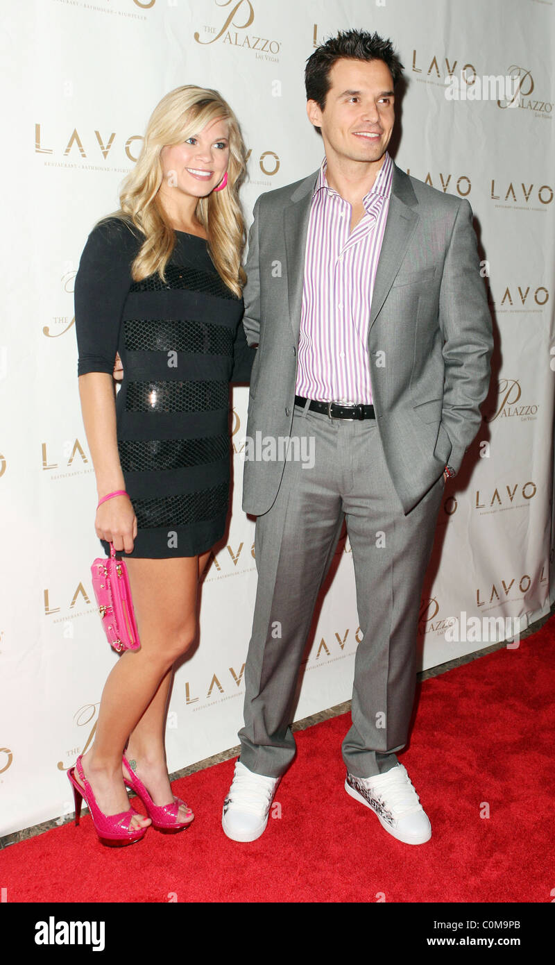 Betsy and Antoio Sabato Jr. Grand opening of Lavo Restaurant and ...