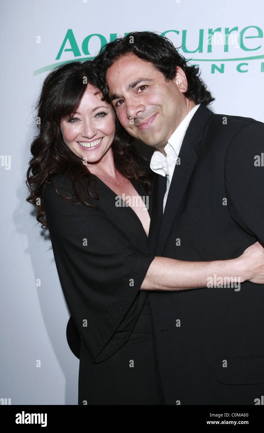 Shannen Doherty and Gabe Sachs CW Network 90210 premiere party held at ...