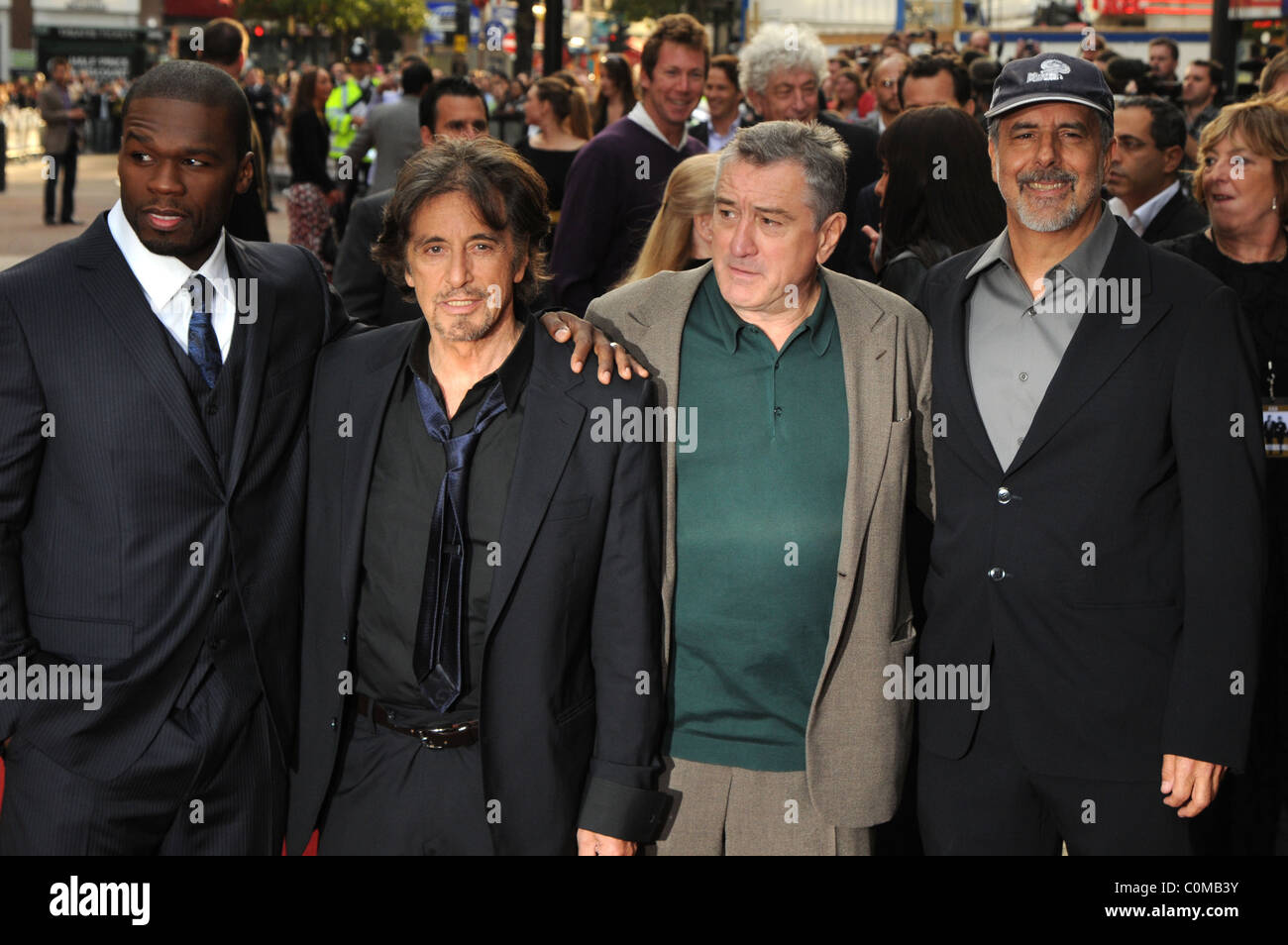 50 Cent, Al Pacino, Robert De Niro and Jon Avnet UK premiere of 'Righteous Kill' at the Empire ...